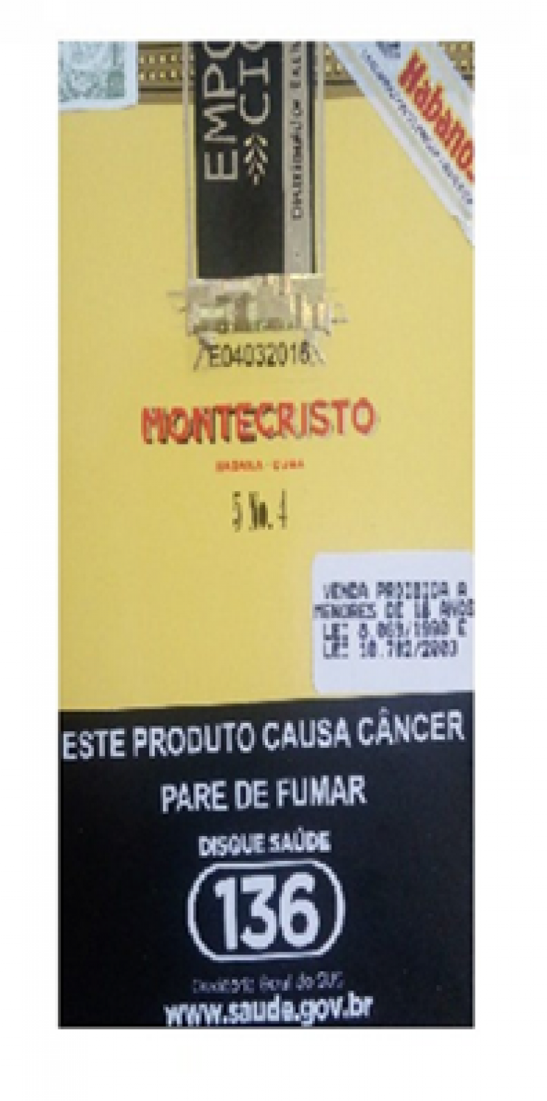 CHARUTO MONTECRISTO N° 4 – Charutaria Curitiba