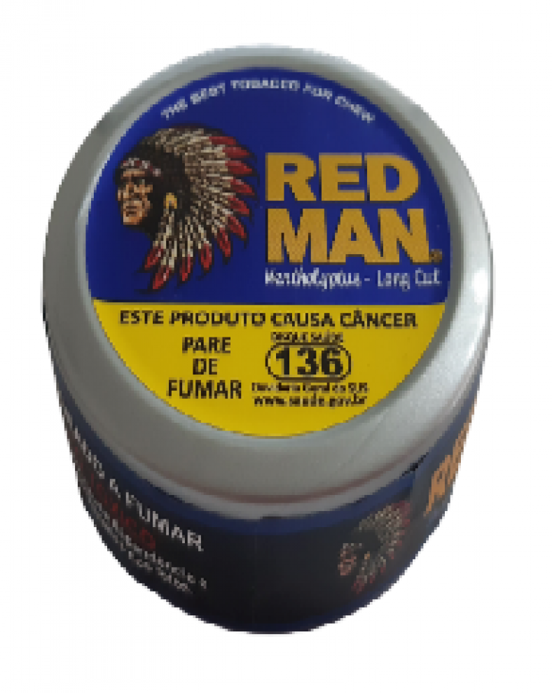 TABACO PARA MASCAR RED MAN – MENTHOLYPTUS – Charutaria Curitiba