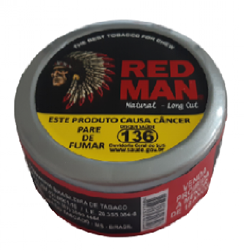 TABACO PARA MASCAR RED MAN – NATURAL – Charutaria Curitiba
