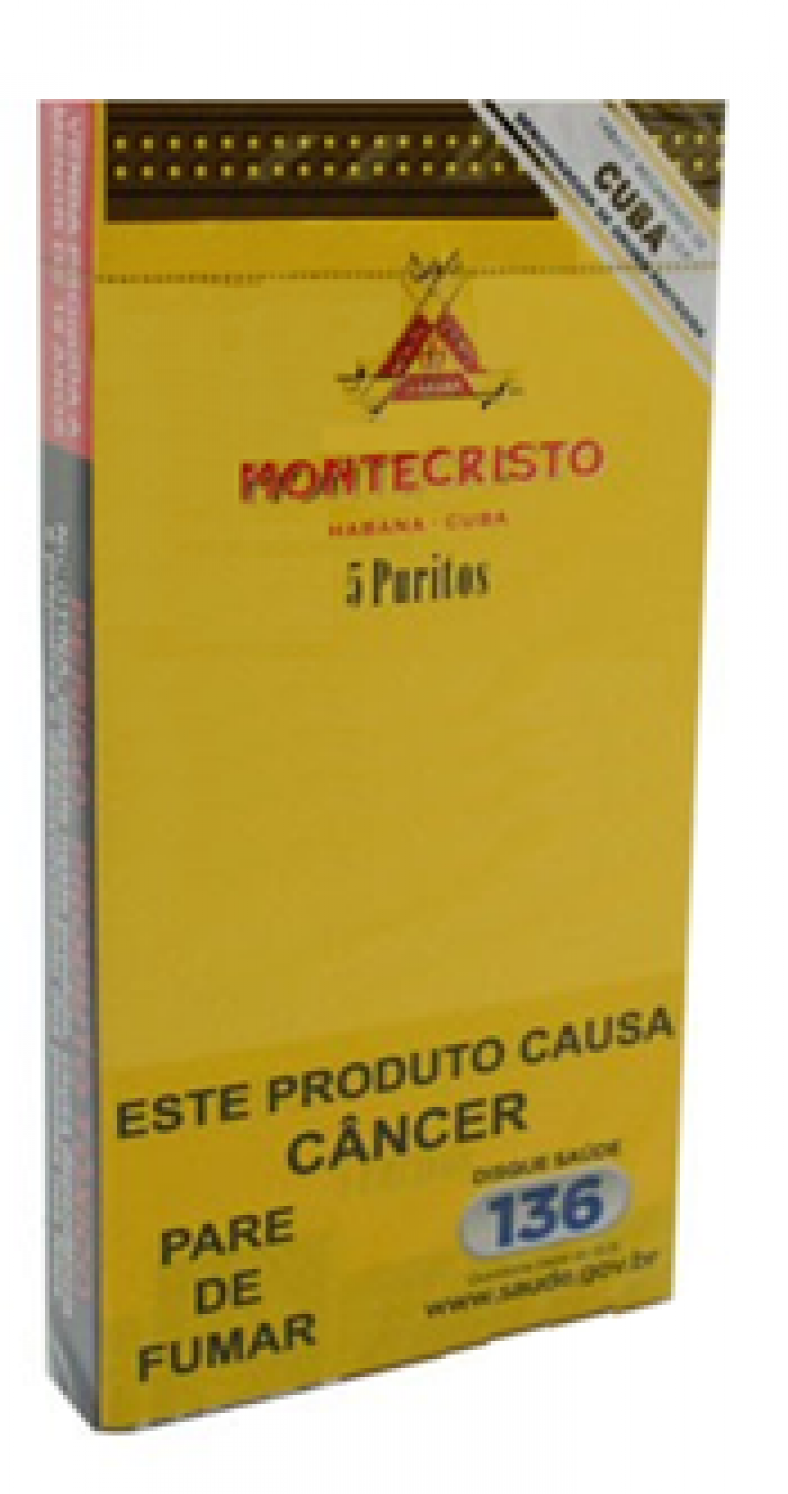 CHARUTO MONTECRISTO PURITOS – Charutaria Curitiba